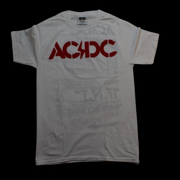 AC/DC | Shirts | Acdc Mens High Voltage Album And Song Titles Front ...